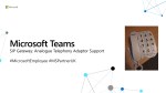 Microsoft SIP Gateway: ATA Support – Karl's Microsoft Teams and Viva Blog